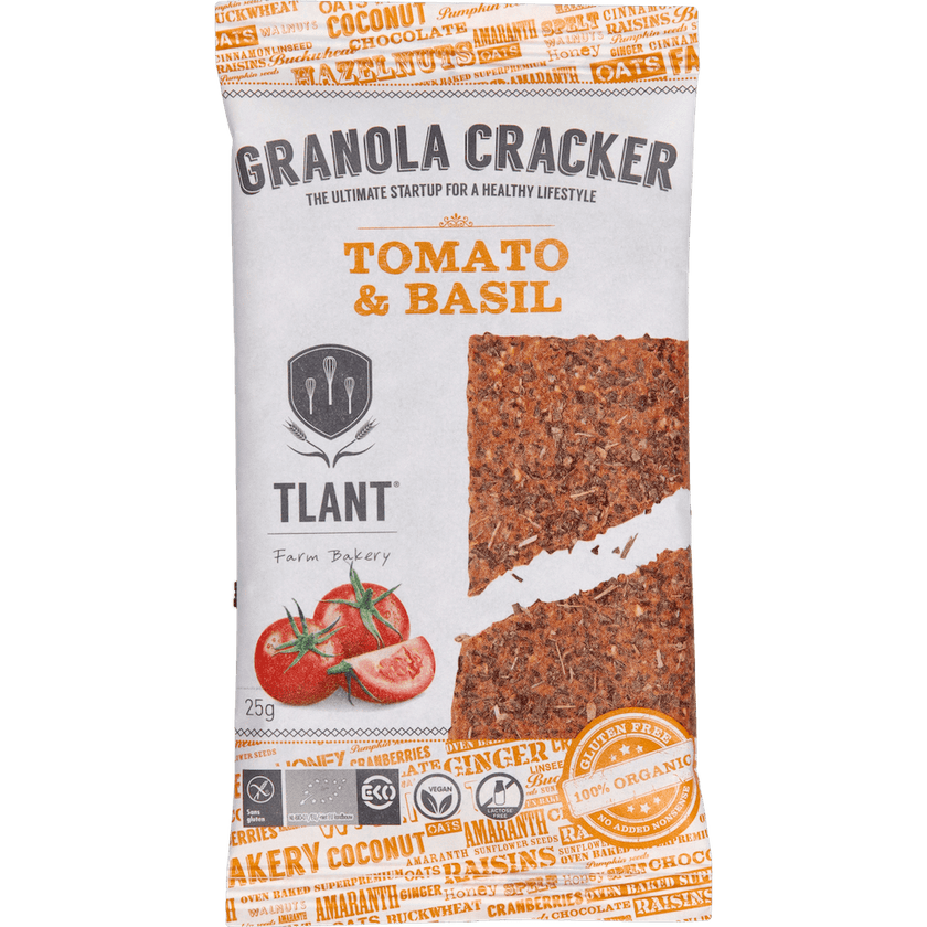 20 x Granola Cracker - Tomato & Basil – TLANT